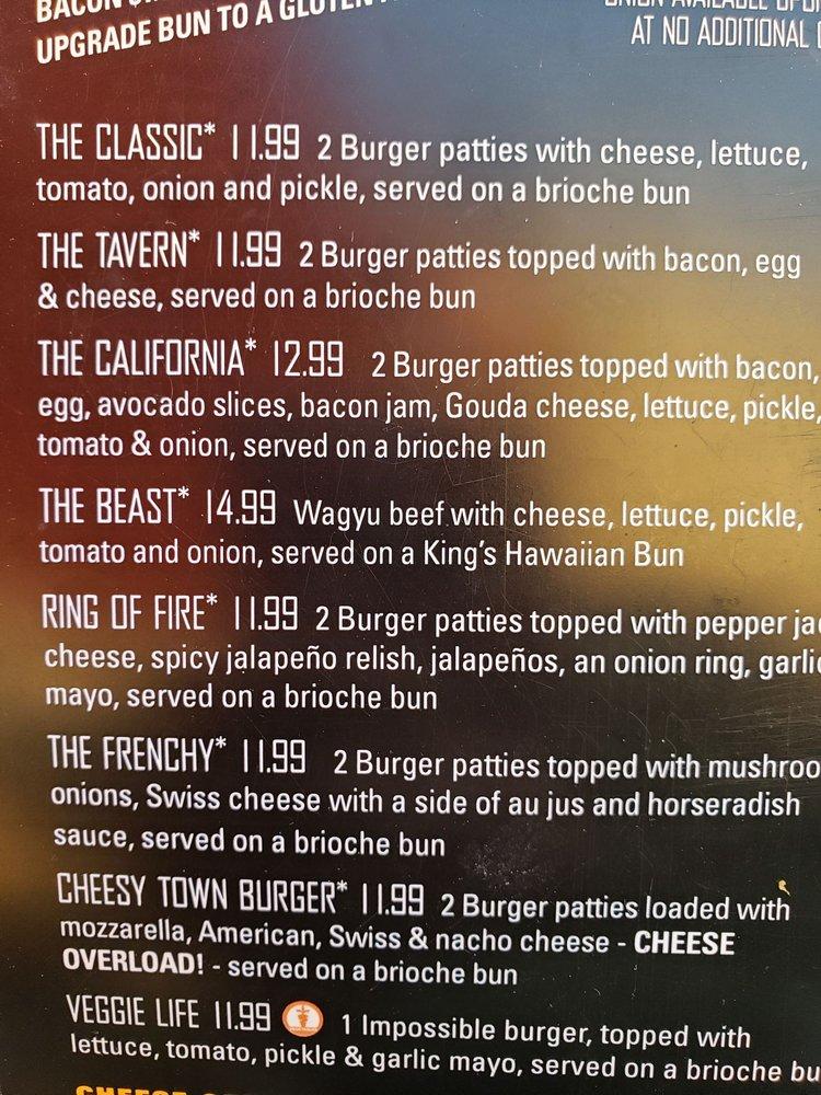 Menu at The Town Tavern pub & bar, Green