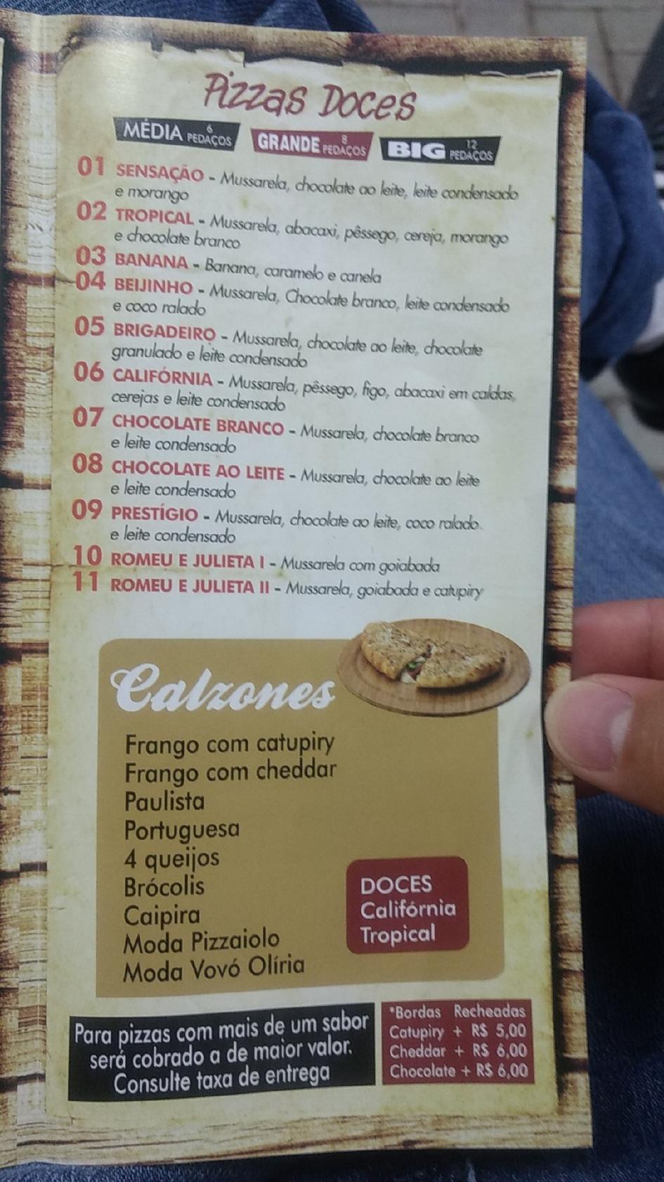 Menu em Belle Pizza Pizzaria, Maringá