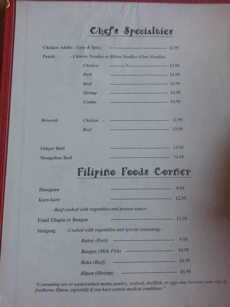 Menu at Pizza Mill pizzeria, Ketchikan, 808 Water St