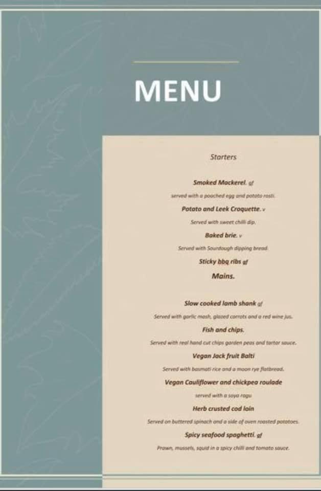 Menu at No 1 Harbour Square. eat.drink.relax pub & bar, Brightlingsea