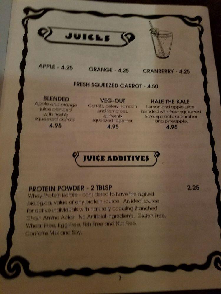 Menu at Rutabegorz restaurant, Fullerton, 211 N Pomona Ave