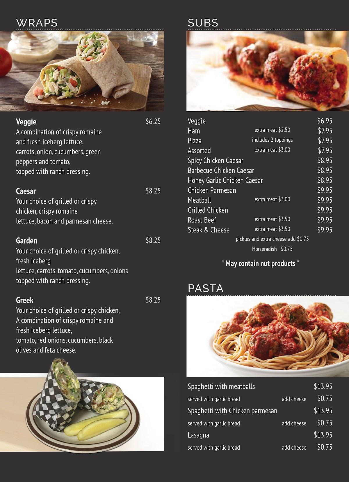 Menu at Village Pizza & Wings restaurant, Ohsweken