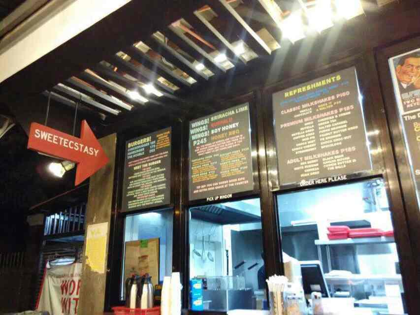 Menu at Sweet Ecstasy restaurant, Makati, 10 Jupiter St