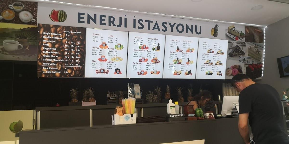 Menu at Supernova Fruits Coffee, Alanya