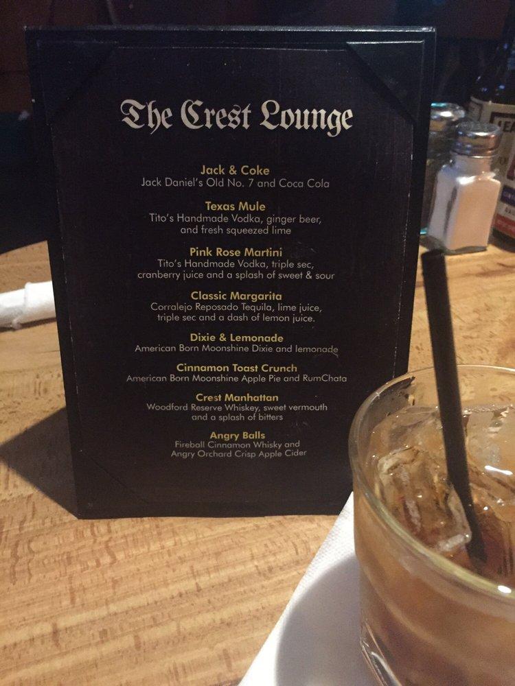 Menu at The Crest pub & bar, Temple City