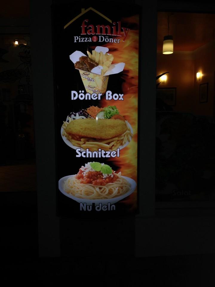 Menu at Family pizza doner, Höchberg