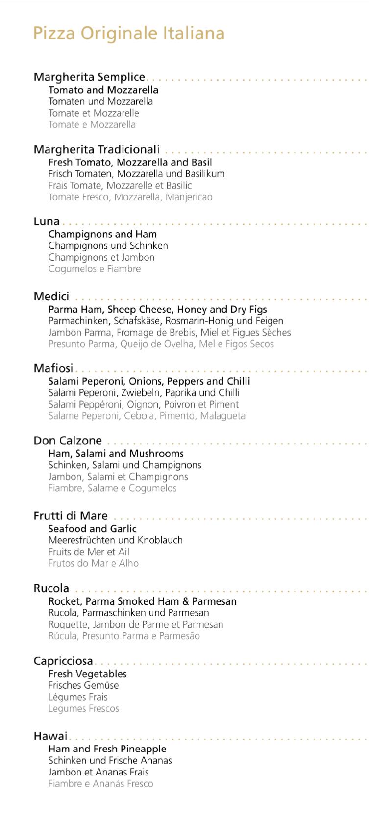Menu at Restaurante Donna Maria, Carvoeiro