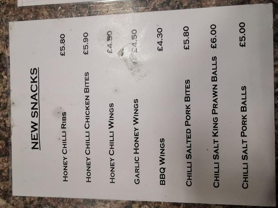 Menu at Capital Chinese Takeaway Paisley fast food, Paisley, 83A ...