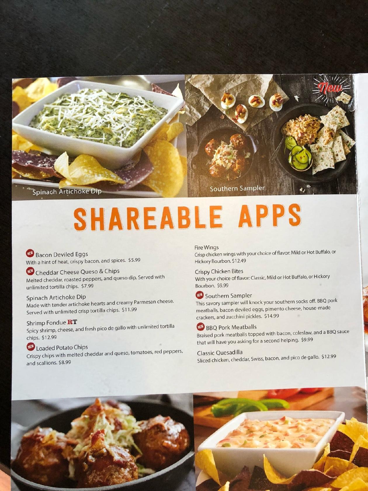 Menu at Ruby Tuesday Hawaii pub & bar, Honolulu, Moanalua Center