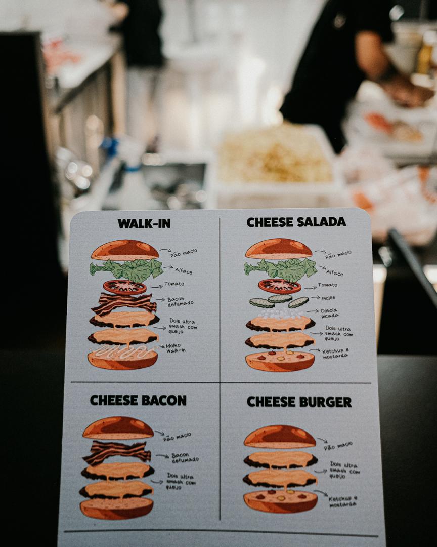 Menu at Walk-in Smash Burger restaurant, Americana