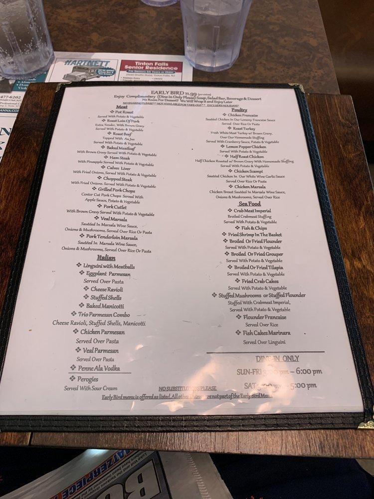 Menu at Corner Post Diner & Restaurant, Brick, Hooper Ave