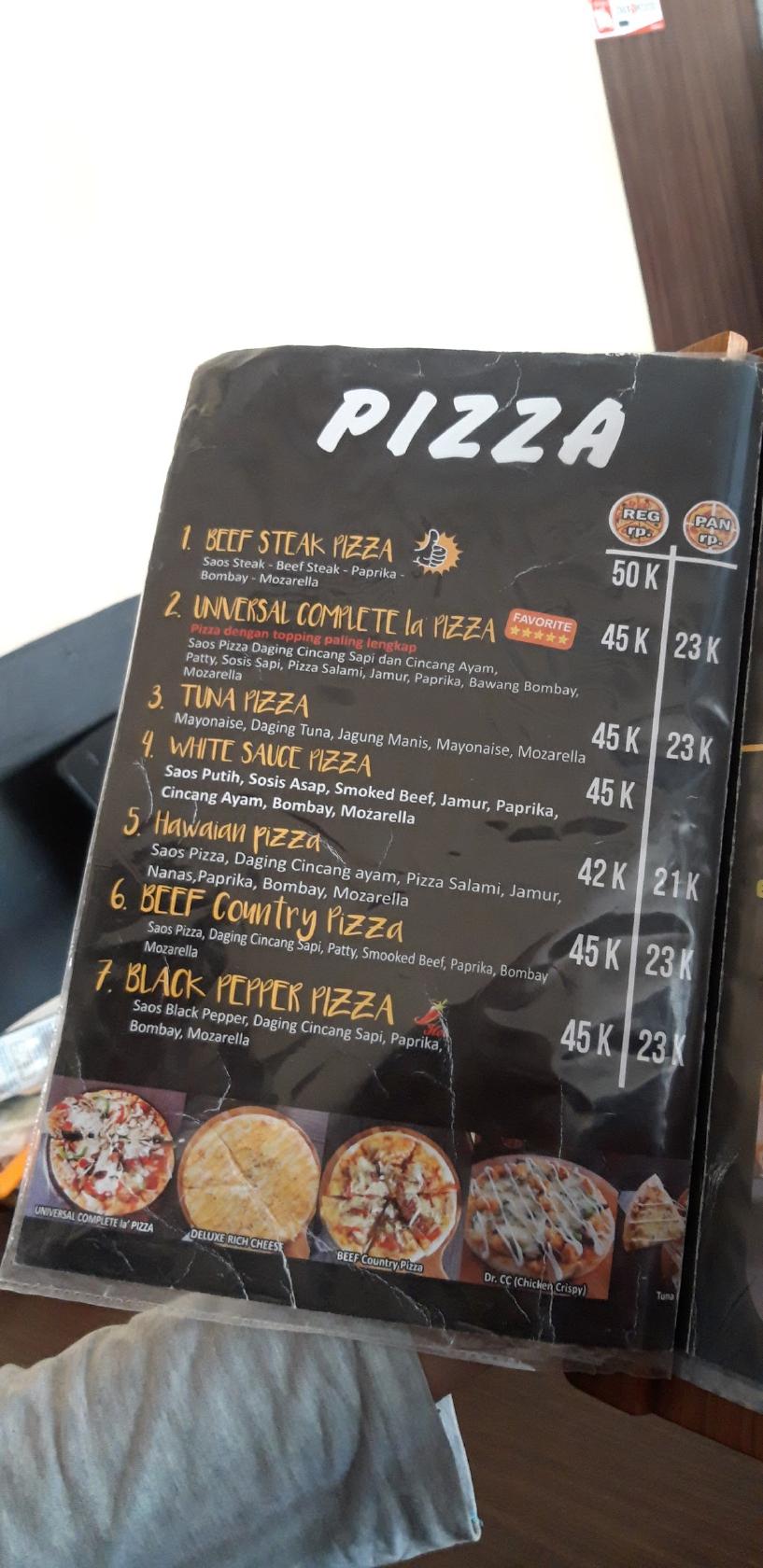 Menu at PIZZA ROLAND KRAJAN BARAT AMBULU, Jember