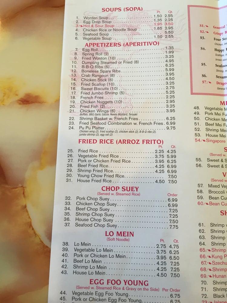 Menu at Lucky Wok Asian Cafe, Forest Hill