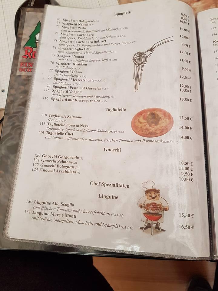 Speisekarte von Pizzeria da Mimmo, Lörrach