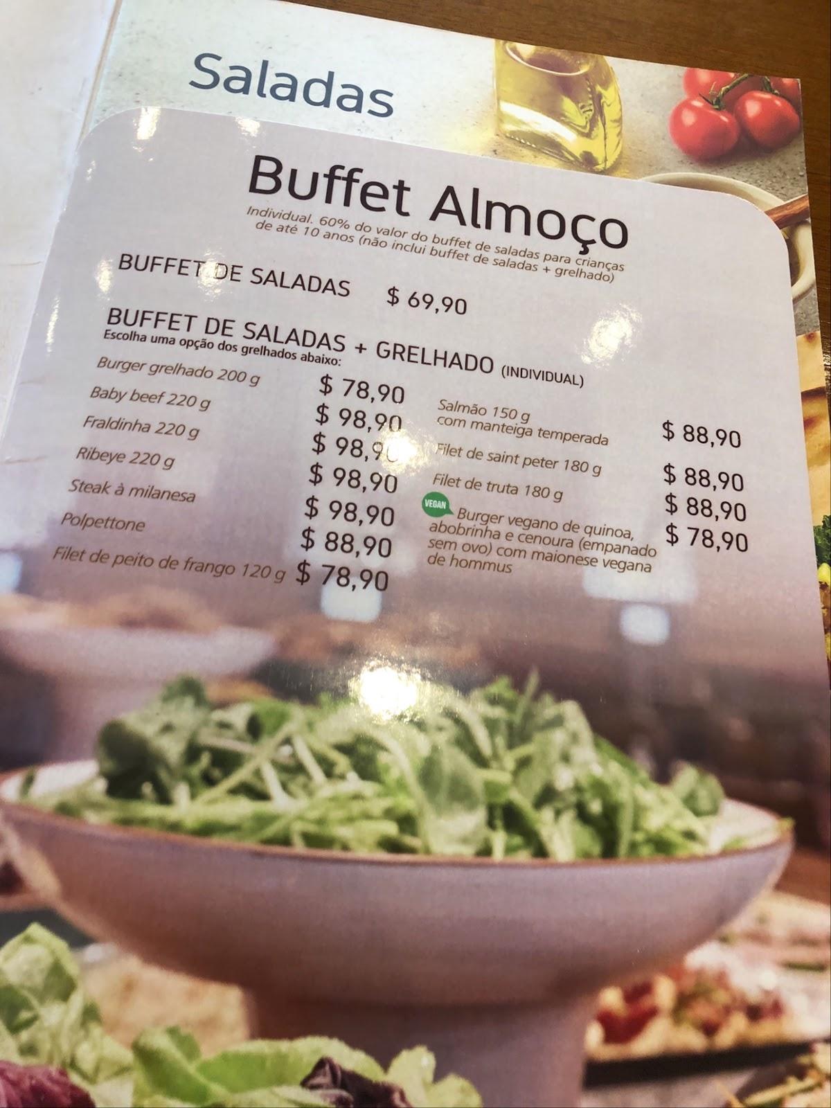 Menu em Restaurante America, São Paulo, Tv. Casalbuono
