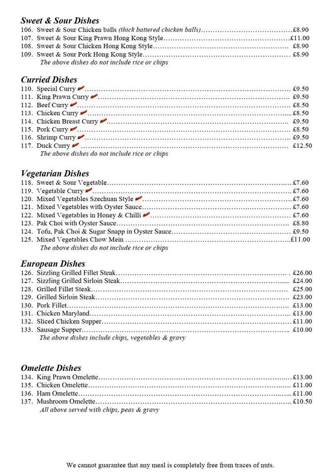 Menu at Midnight Haunt restaurant, Moira