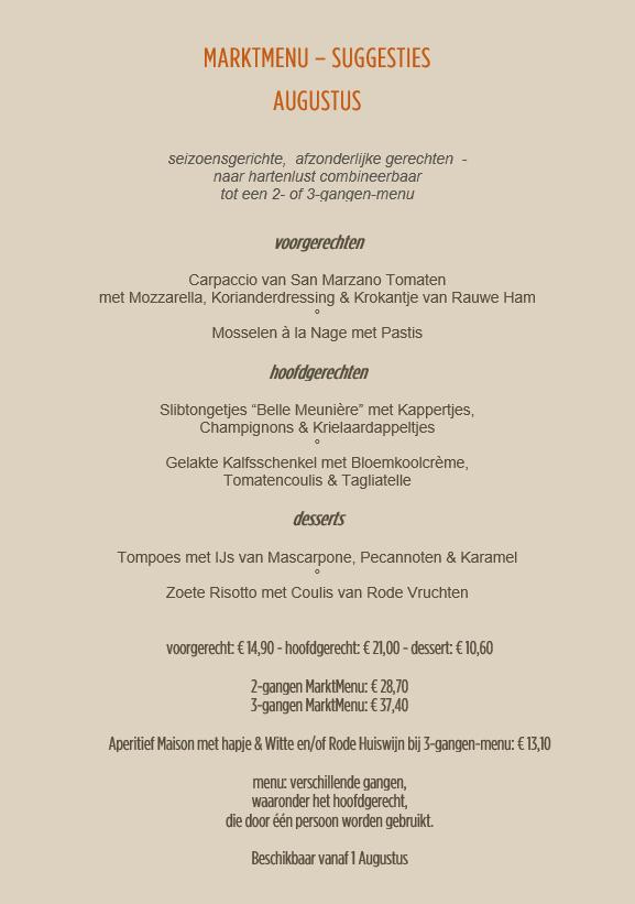 Speisekarte von Dali Restaurant, Gent, Kasteellaan 51