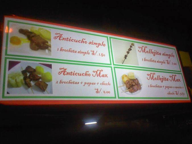 Menu at Don Kabe Cocina Peruana restaurant, Cajamarca