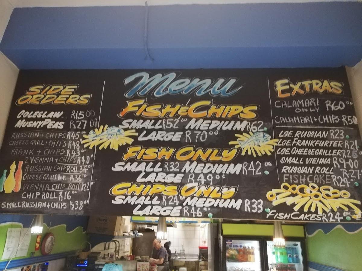 Menu at Fish Hook Traditional Fish and Chips restaurant, Randburg, 354 ...