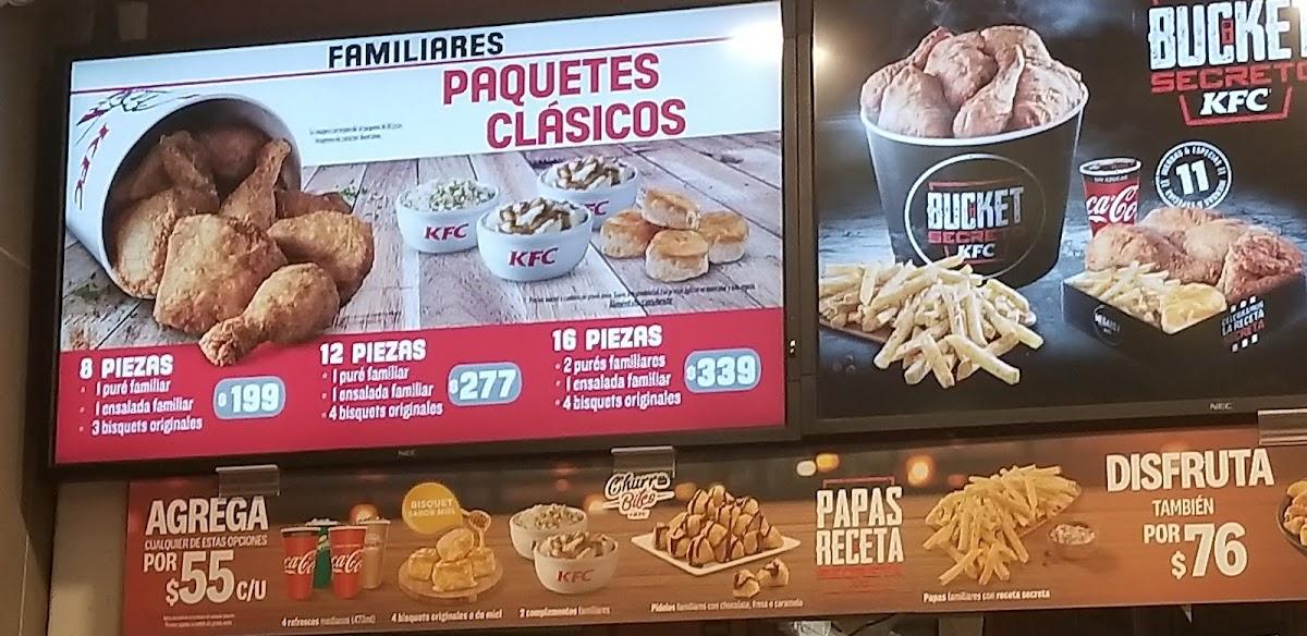 Carta del restaurante KFC, Ciudad Juarez, Av del las Torres 2111-Local E