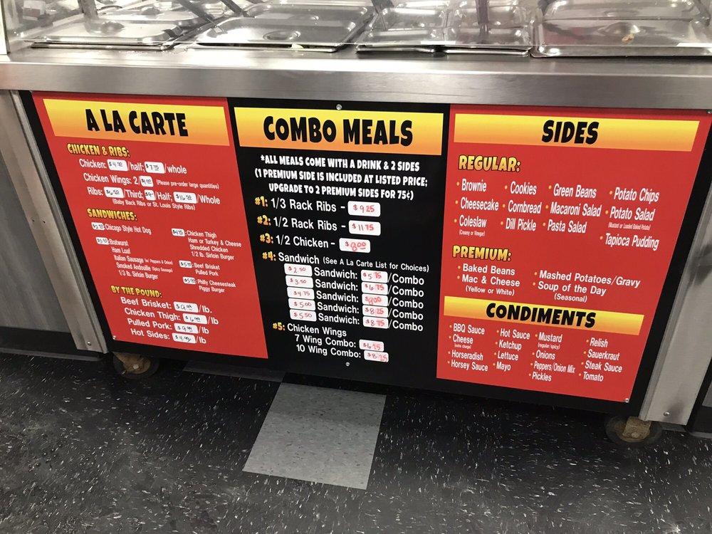 Menu at Miller's Meats, BBQ & Catering, Findlay