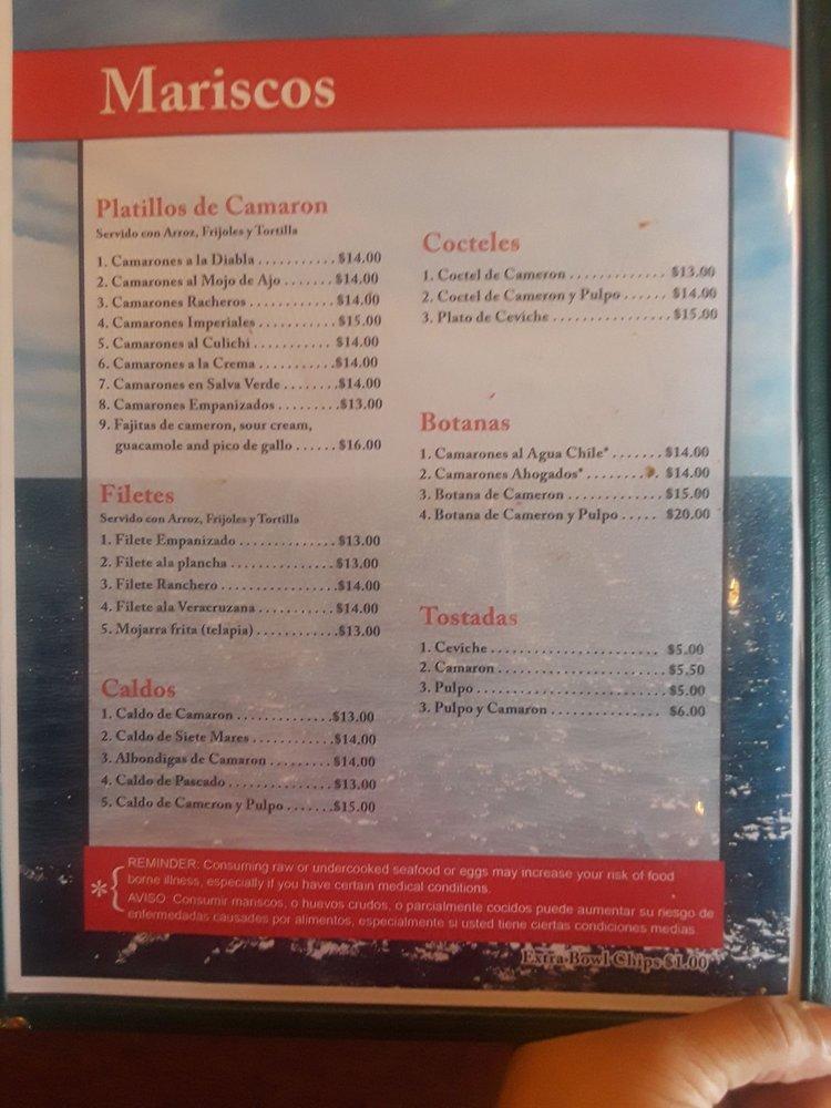 Menu at El Charrito Authentic Mexican Cuisine restaurant, Glendale