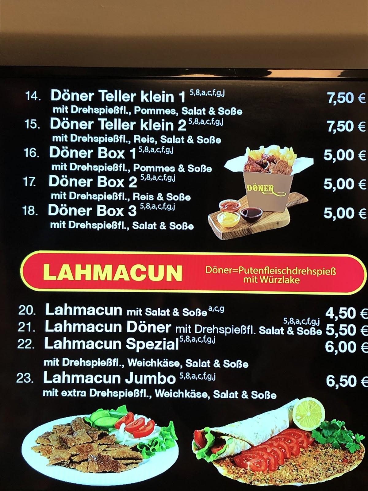 Speisekarte von Best Döner Klingenberg restaurant, Klingenberg am Main