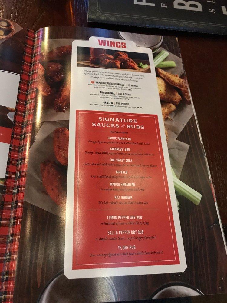 Menu at Tilted Kilt Pub and Eatery Sicklerville, NJ, Washington Township