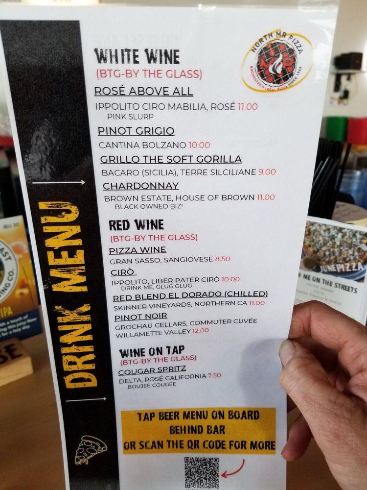 Menu at North Mr. Pizza pizzeria, Rochester