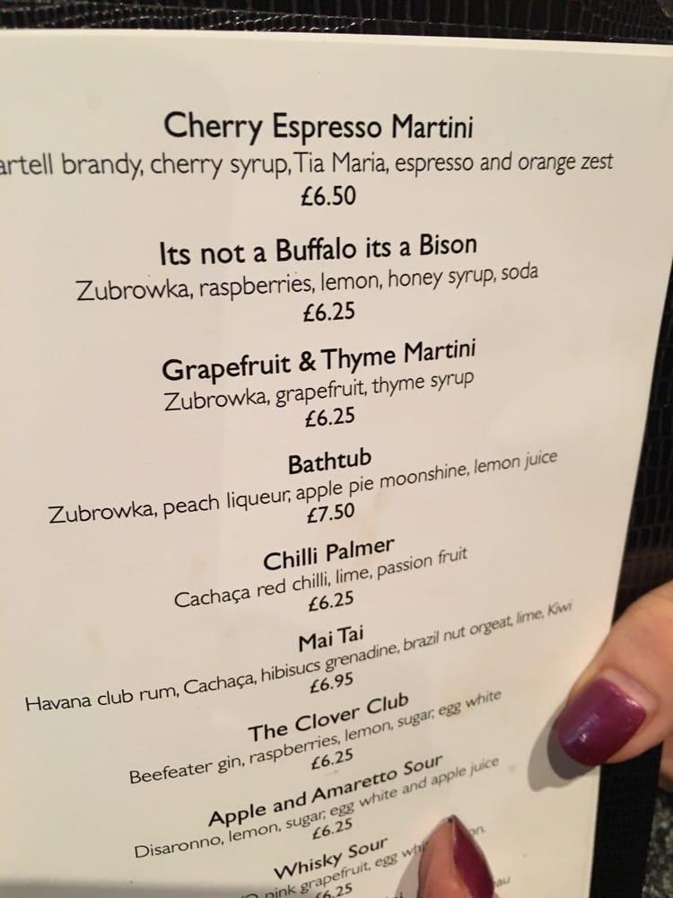 Menu at The White House pub & bar, Inverness