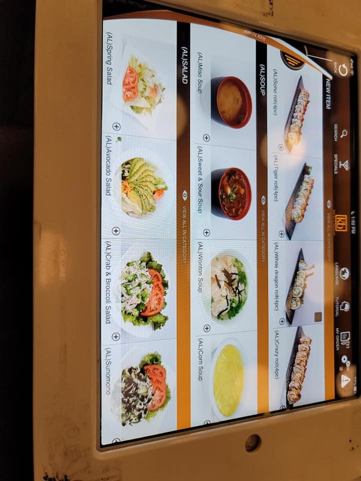 Menu at K&B Sushi restaurant, Oakville, Winston Park Dr