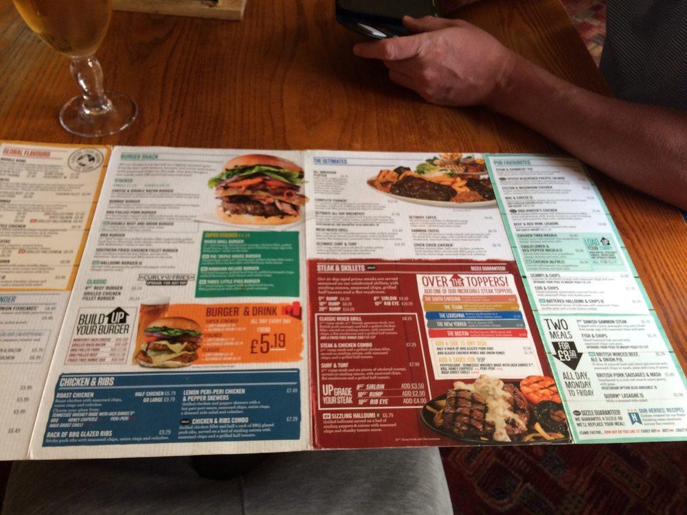 Menu at The White Hart pub & bar, Heywood, Heywood Old Rd