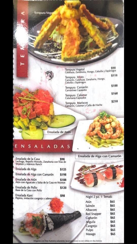Menu at Toro Toro pub & bar, Mexicali