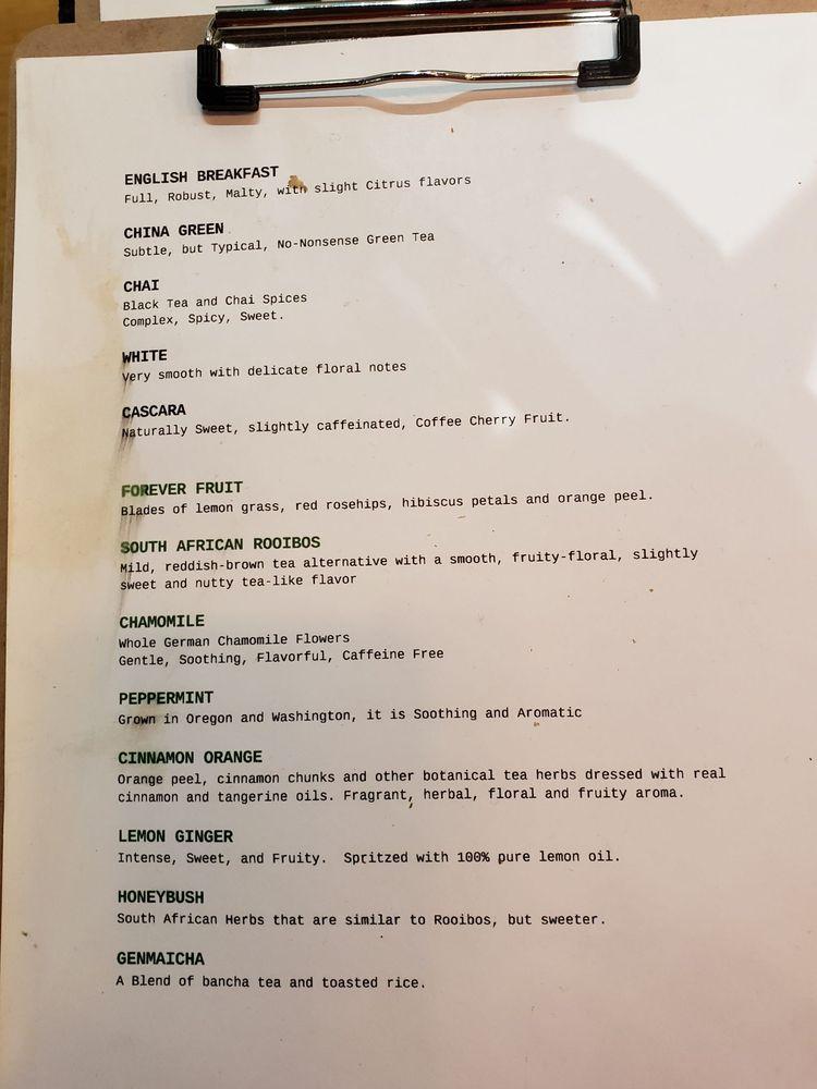 Menu At Heartwood Coffee Roasters Restaurant Chagrin Falls