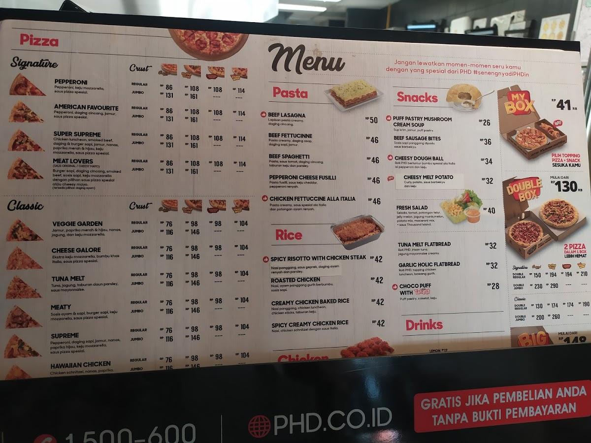 Menu at Pizza Hut Delivery - PHD Indonesia pizzeria, Samarinda, Jl. M ...