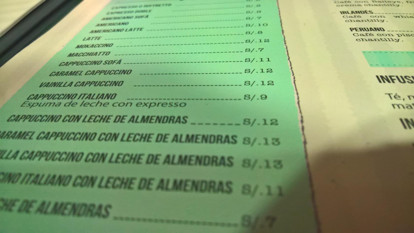 Menu at Bon Beef - Plaza San Miguel pub & bar, San Miguel