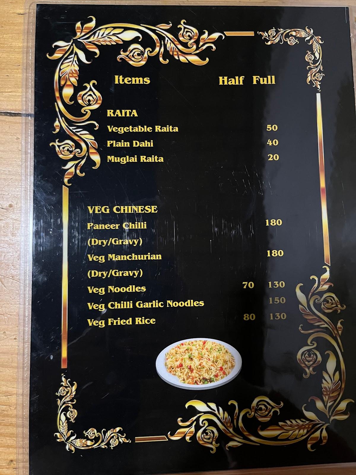 Menu at THE MOODY CHEF RESTAURANT, Lucknow