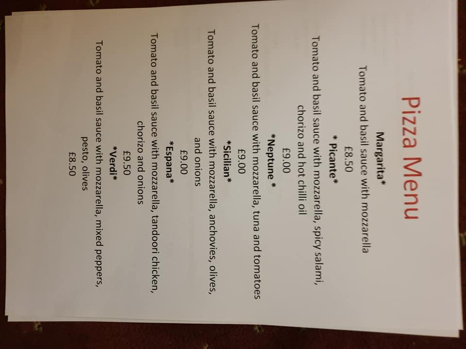 Menu at The Ship Inn pub & bar, Highley, Severnside
