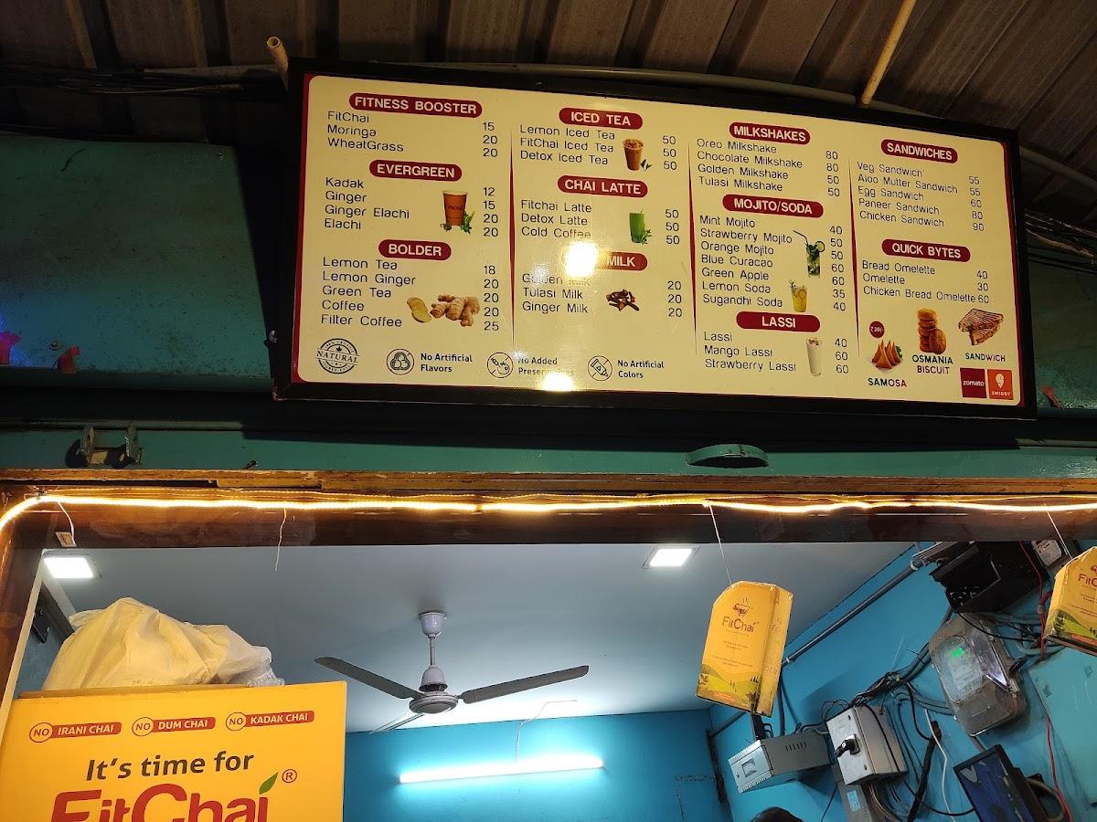 Menu at Fitchai, Hyderabad, Sam's Natural Dairy- Farm Fresh Milk Products