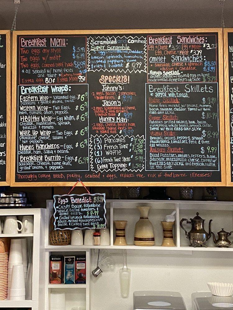 Menu at Johnny's Breakfast & Lunch restaurant, Waterbury