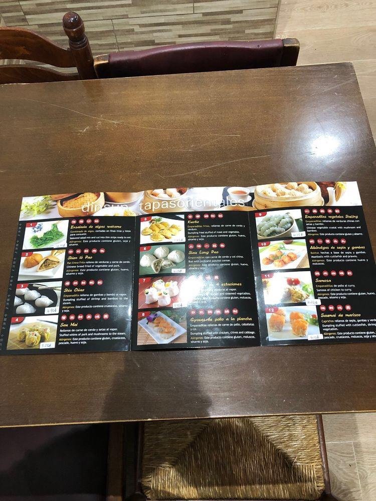 Carta del restaurante XING LONG ZHAI 兴龍斋, Barcelona