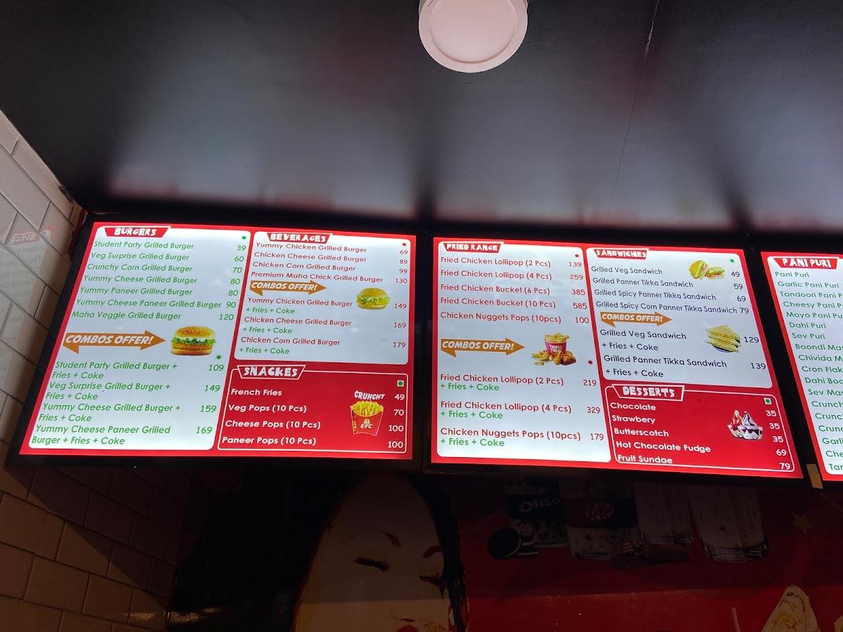 Menu at EFC(Everest Food Court)-Best CafeBest Cafe Cum Restaurant In ...