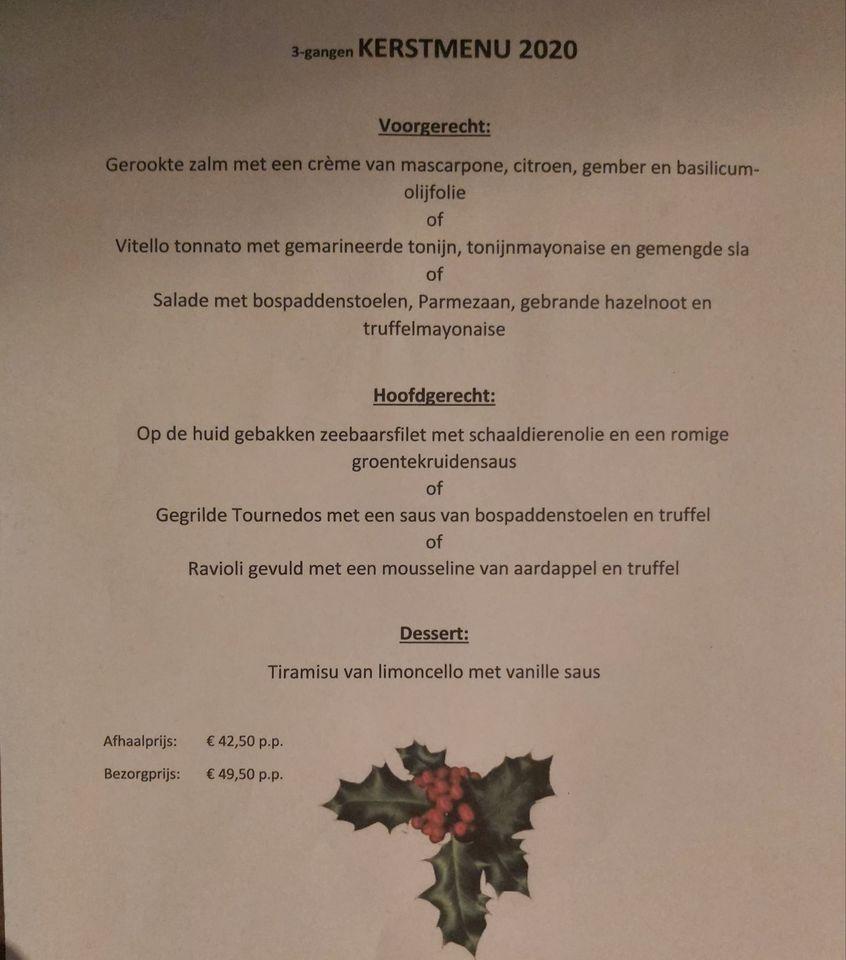 Menu at Fratelli Pijnacker, Pijnacker
