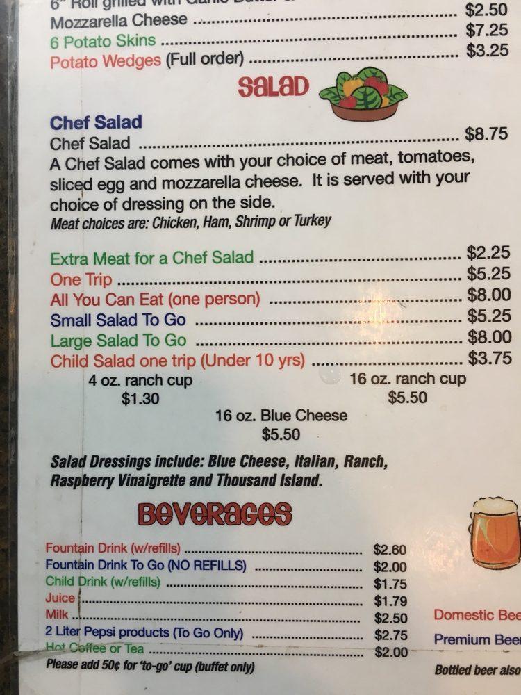 Menu at Pizza Round-Up Loma Rica pizzeria, Loma Rica