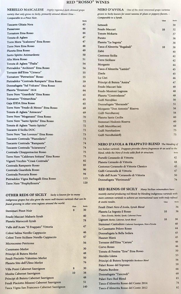Menu at Casa Santo Stefano pub & bar, Tampa