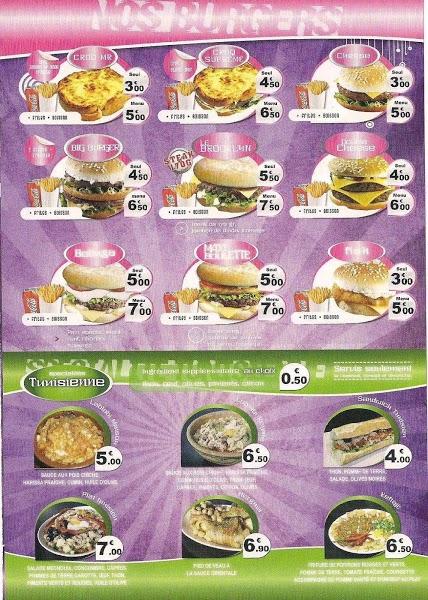 Menu at Zarda Food restaurant, Massy