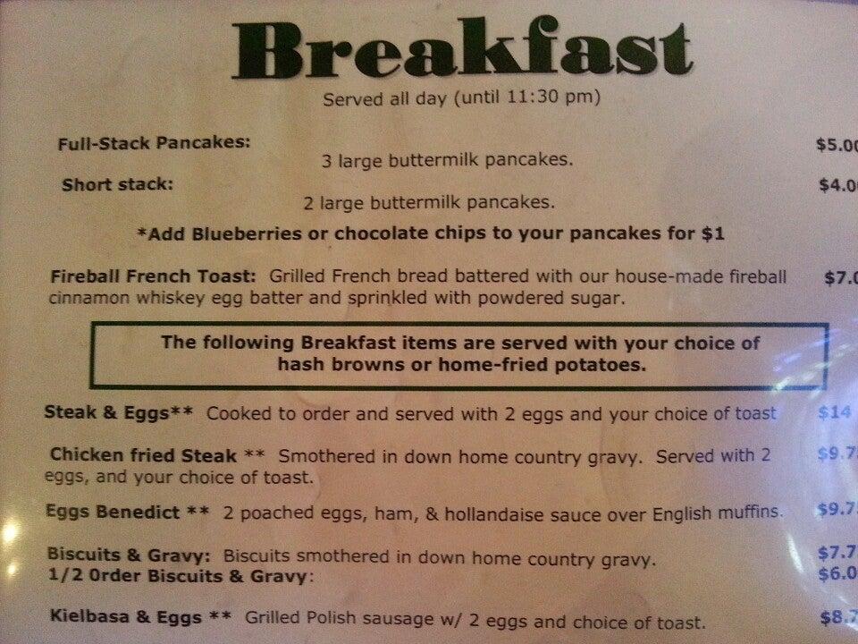 Menu at Pinehurst Pub, Seattle