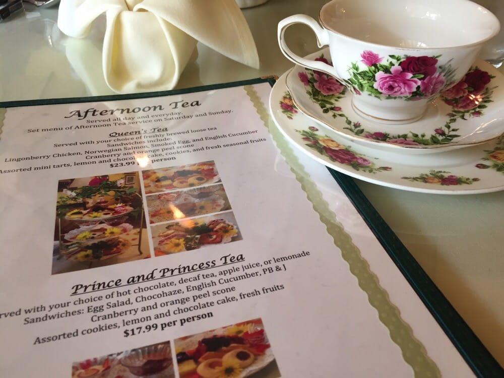 Menu at The T Room restaurant, La Crescenta-Montrose