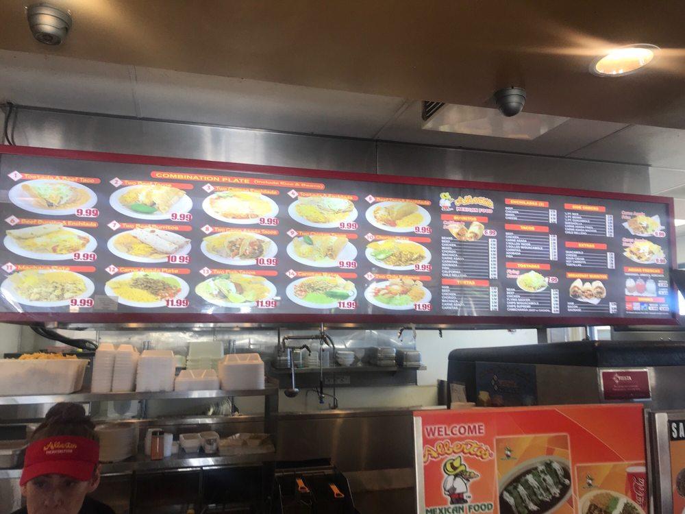Menu at Alberto's Mexican Food - Chino Hills restaurant, Chino Hills