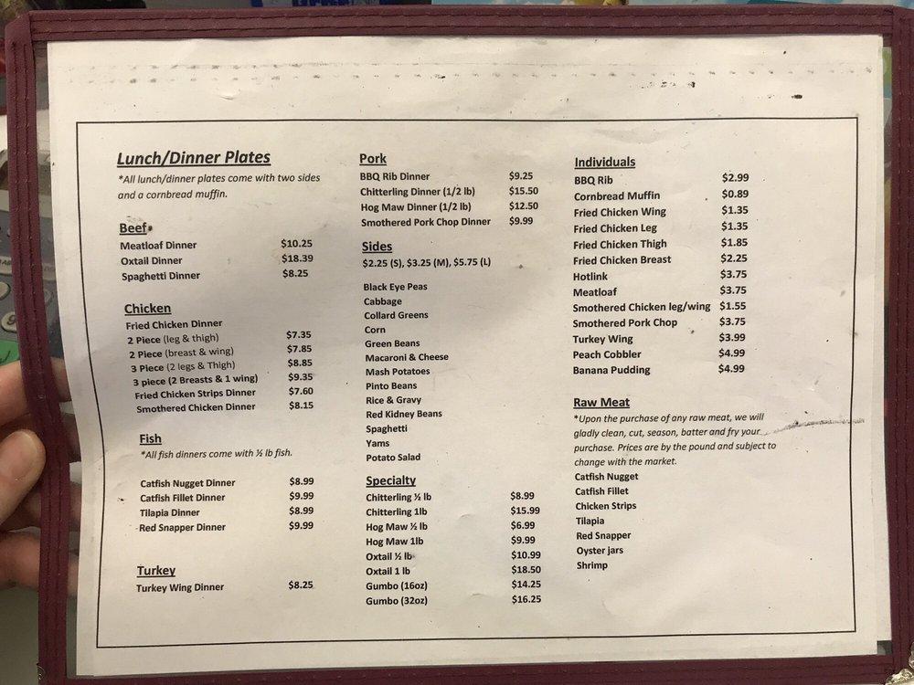 Menu at Jimmy's Deli Soul Food & Hmong Cuisine restaurant, Sacramento ...